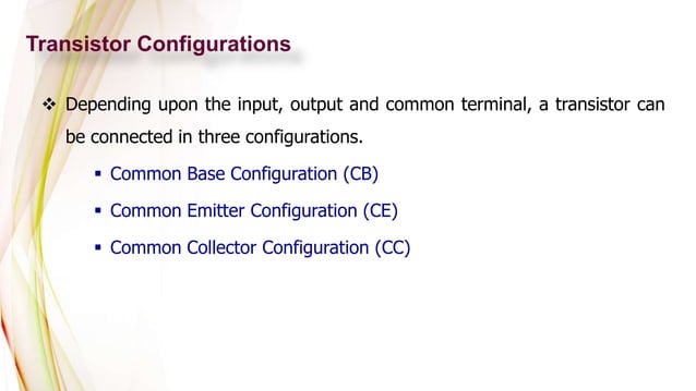 Bipolar Junction Transistor (BJT).pptx | Computer Networking | Computing