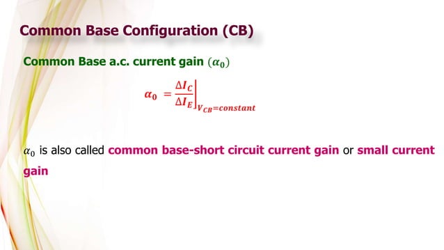 Bipolar Junction Transistor (BJT).pptx | Computer Networking | Computing