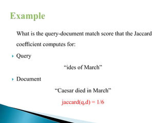 Boolean,vector space retrieval Models | PPTX