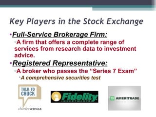 Unit 2B: Players on the Stock Exchange Notes | PPT