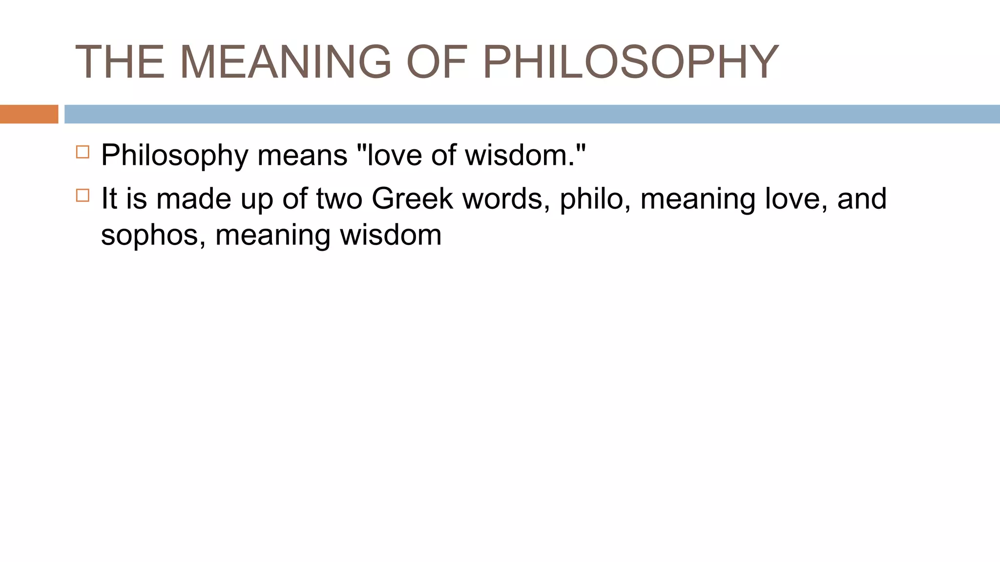 Unit 2 branches of philosophy | PPT