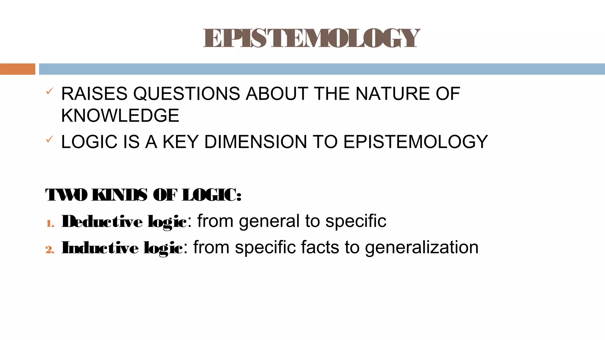 Unit 2 branches of philosophy | PPT