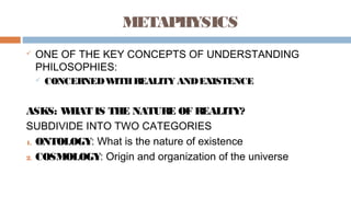 Unit 2 branches of philosophy | PPT