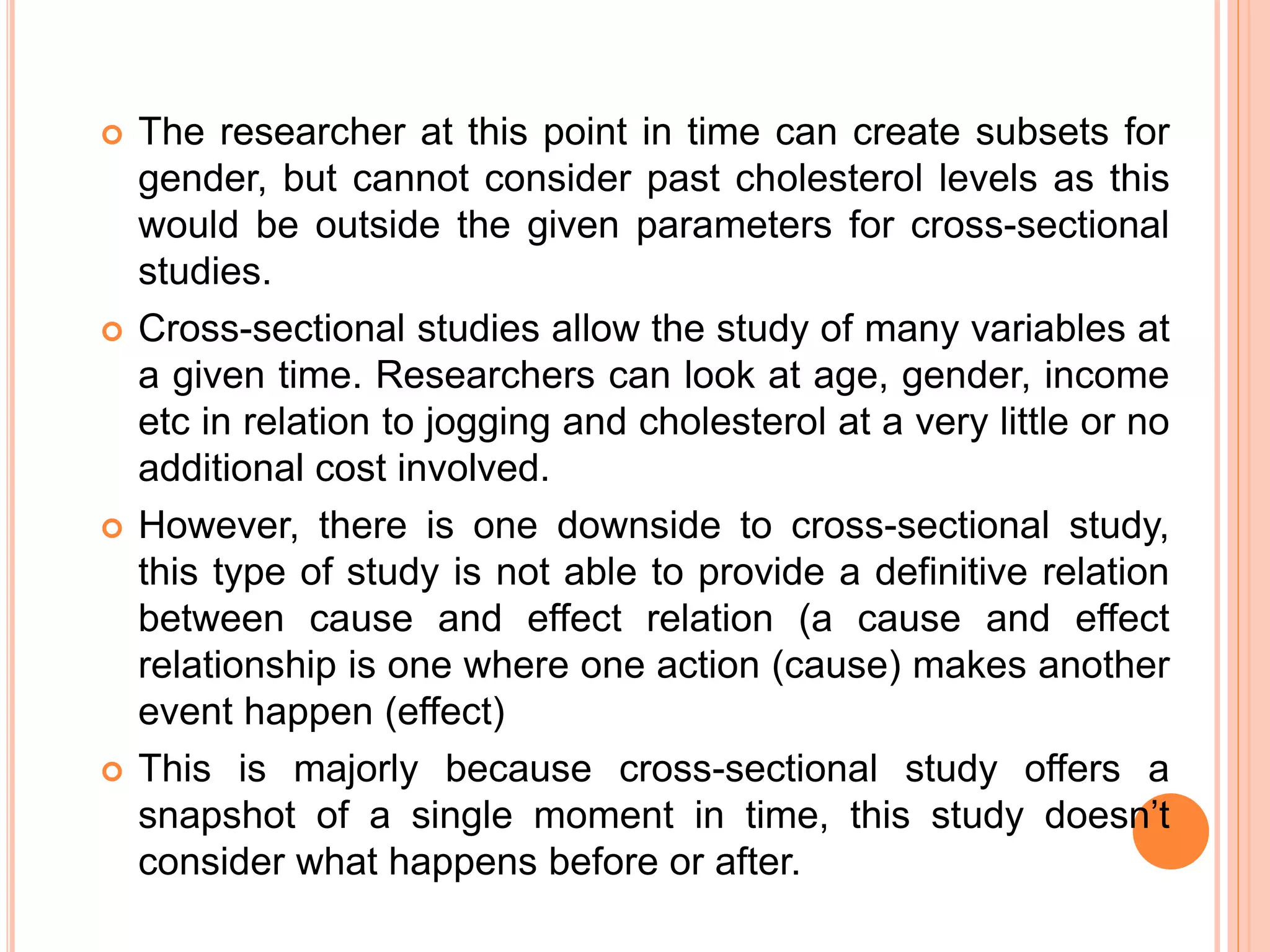 Cross sectional vs Longitudinal Study | PPTX