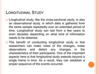 Cross sectional vs Longitudinal Study | PPTX | Running and Jogging | Fitness and Exercise