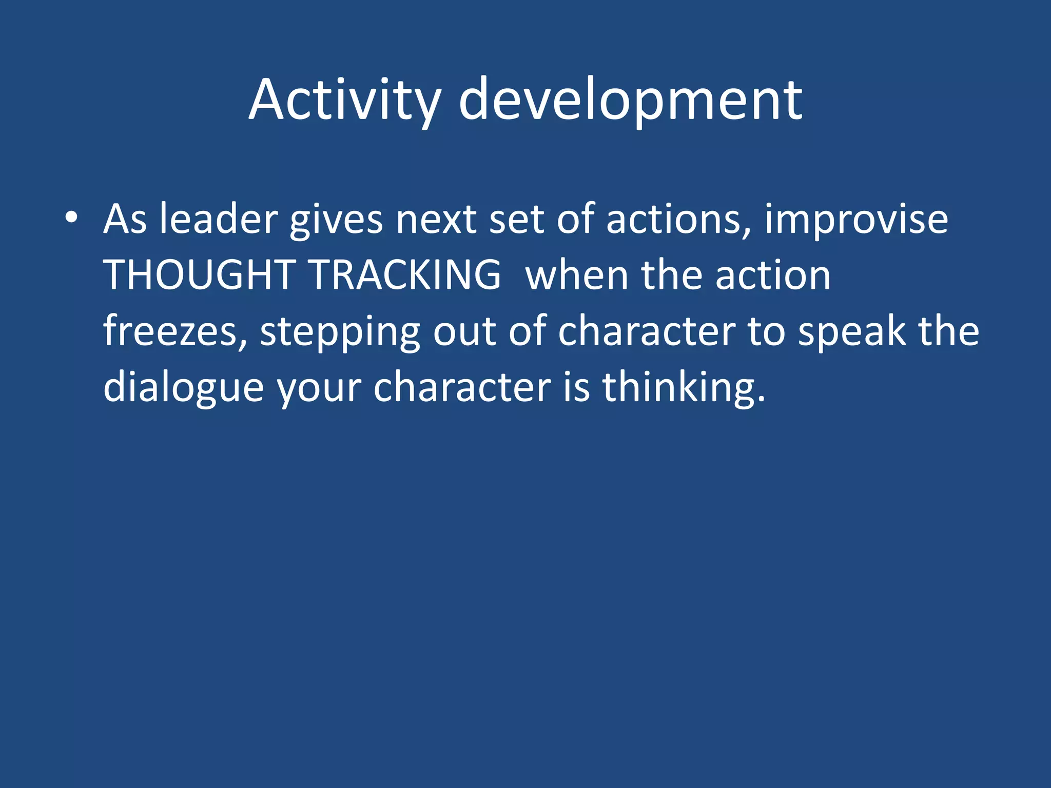 AS Drama: Unit 2 Building the Character | PPT