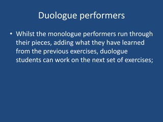 AS Drama: Unit 2 Building the Character | PPT