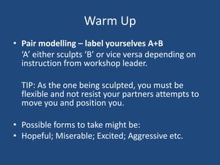 AS Drama: Unit 2 Building the Character | PPT