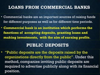 Unit 2 Business Finance Chapter 1 Lesson 1 SOurces of funds for ...