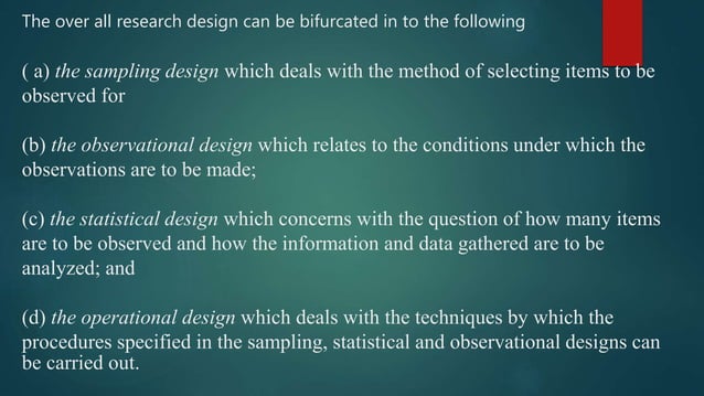 Unit 2 business research design | PPT