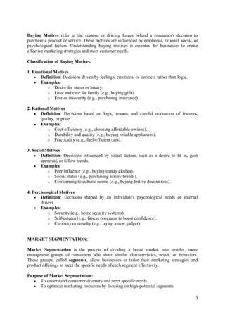 Unit – 2 Buying Behaviour and Market Segmentation by Dr.U.Ramesh ...