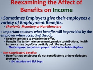 Unit 2C - Money - Paychecks | PPT