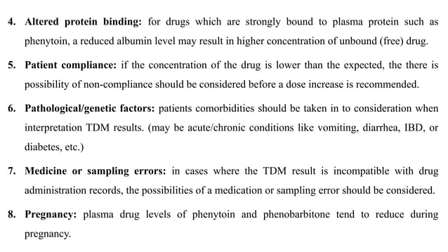 Unit 2c-Therapeutic Drug Monitoring.pptx | Pharmaceutical Industry ...