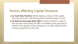 Unit 2 capital stracture | PPT
