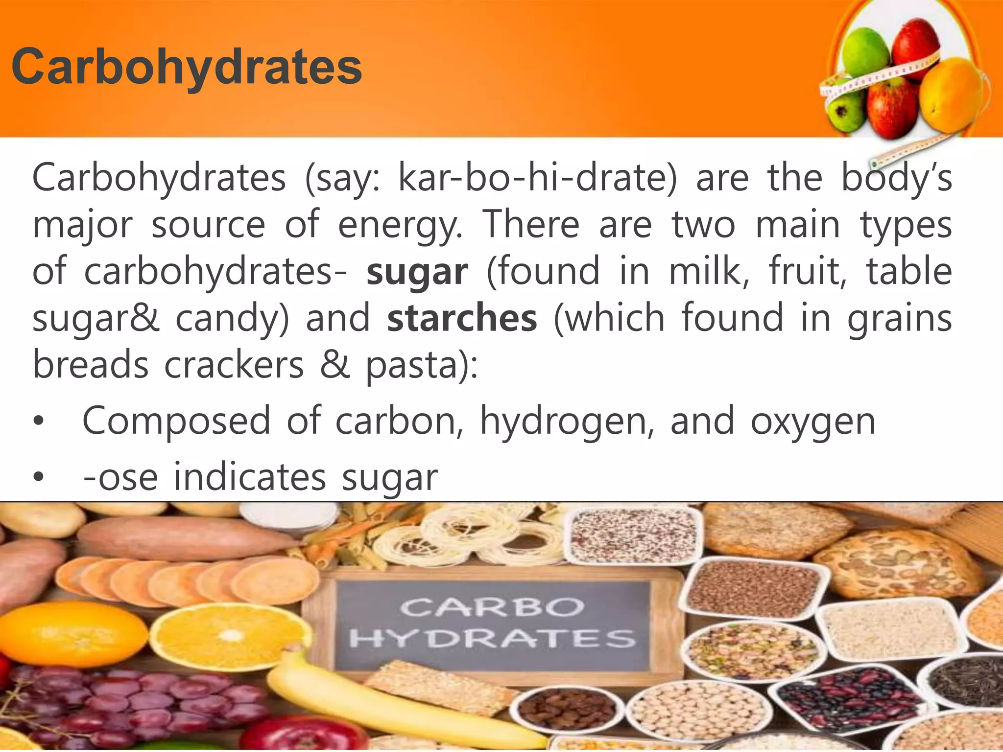 Carbohydrates Classification Functions Source And Rda Ppt