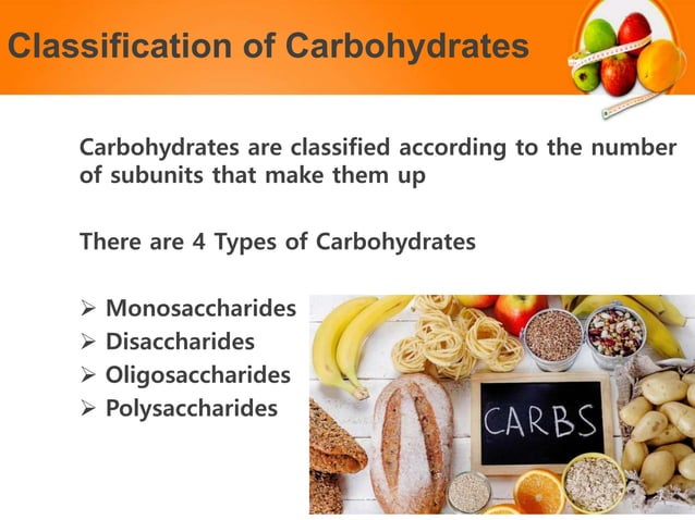 carbohydrates classification, functions, source & RDA | PPTX ...