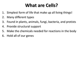 Unit 2 cells notes | PPTX