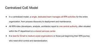 UNIT 2 Center of Excellence ,Types and their applications.pptx