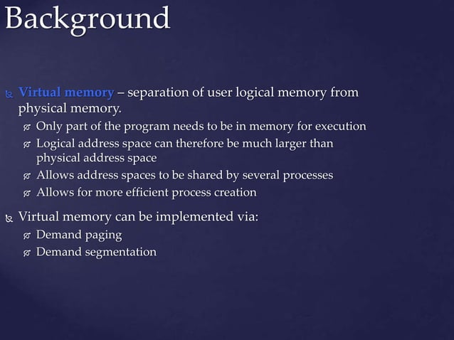 Unit 2chapter 2 memory mgmt complete | PPT | Free Download