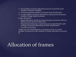 Unit 2chapter 2 memory mgmt complete | PPT