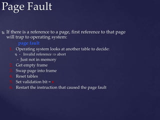 Unit 2chapter 2 memory mgmt complete | PPT