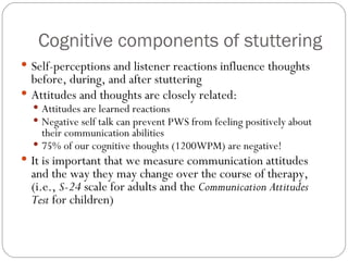 Unit 2 characteristics of pws and the abcs of stuttering | PPT | Brain ...