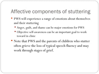 Unit 2 characteristics of pws and the abcs of stuttering | PPT | Brain ...
