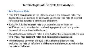 Life cycle cost Analysis part of civil engineering | PPT