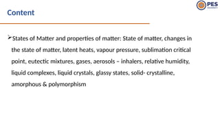 Unit 2 class 5 states of matter vaporization | PPTX