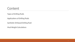 Unit 2 Classification of Drilling Fluids.pptx