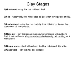 Gr. 9 Clay - Grotesque Art | ODP