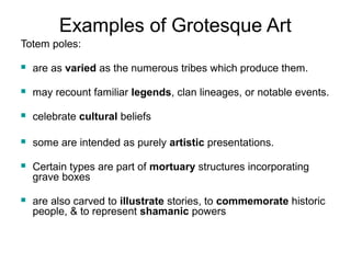 Gr. 9 Clay - Grotesque Art | ODP