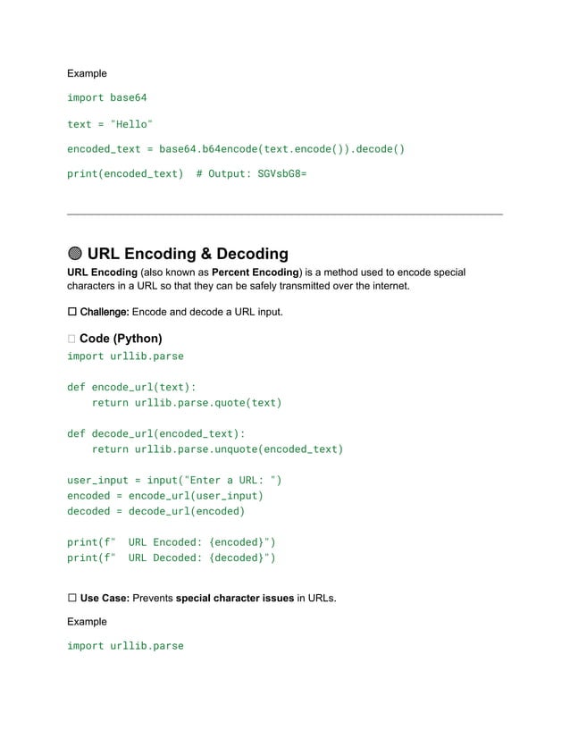 Unit 2 Client-Side Encoding in Web Security | DOCX