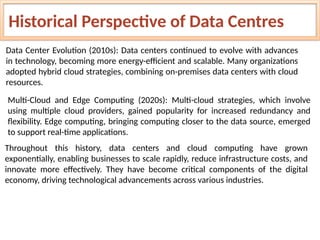 Comprehensive Overview of Cloud Infrastructure and Data Center ...