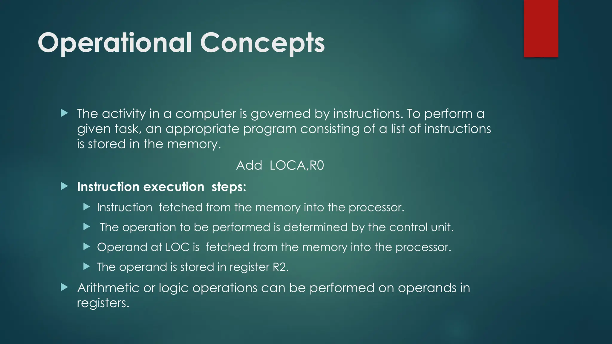 Computer Organization and Architecture presentation | PPTX