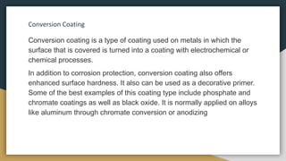 Coating and deposition process | PDF