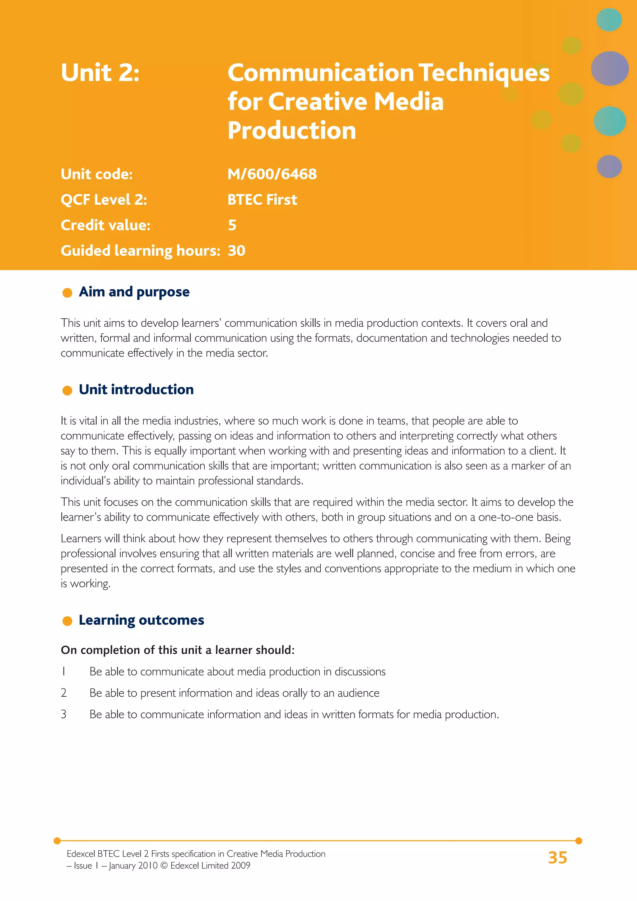 Unit 2 Communication | PDF