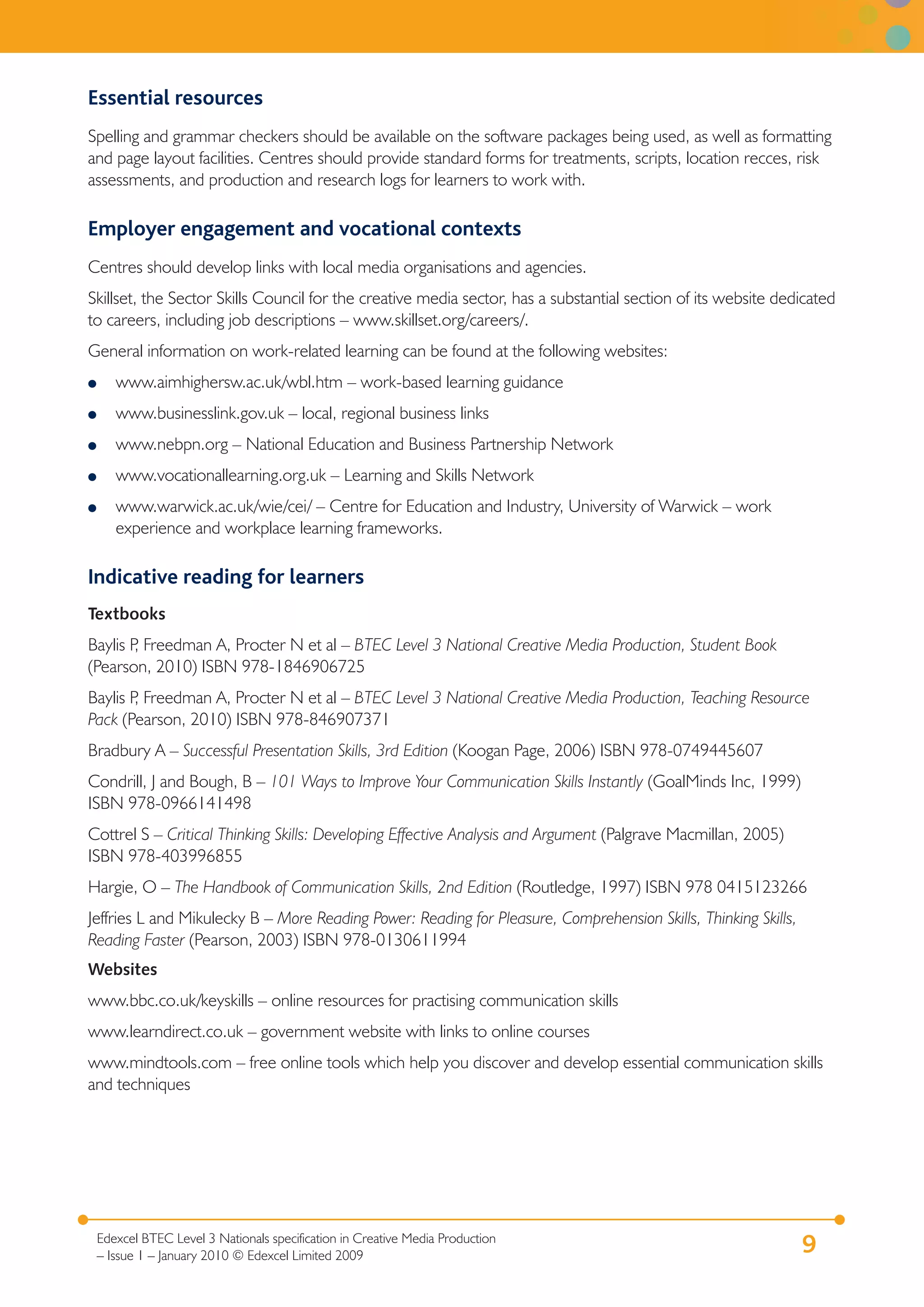 Unit 2 communication skills for creative media production | PDF