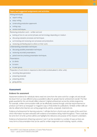 Unit 2 communication skills for creative media production | PDF