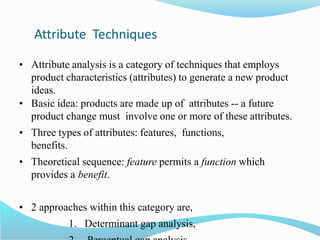 Concept Generation in Product Design | PPTX