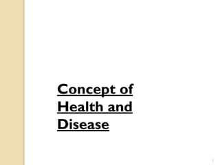 unit_2_concept_of_health and wellbeing and disease | PDF