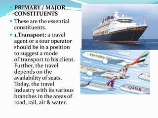 Unit 2 constituents of the tourism industry | PPTX