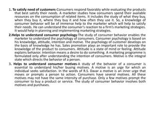 Unit 2 Consumer Behaviour.pptx | Free Download