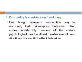 Unit 2 Consumer Behaviour.pptx for bba students | PPTX