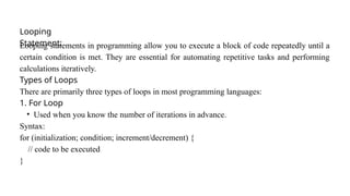 DECISION MAKING AND BRANCHING - C Programming | PPT