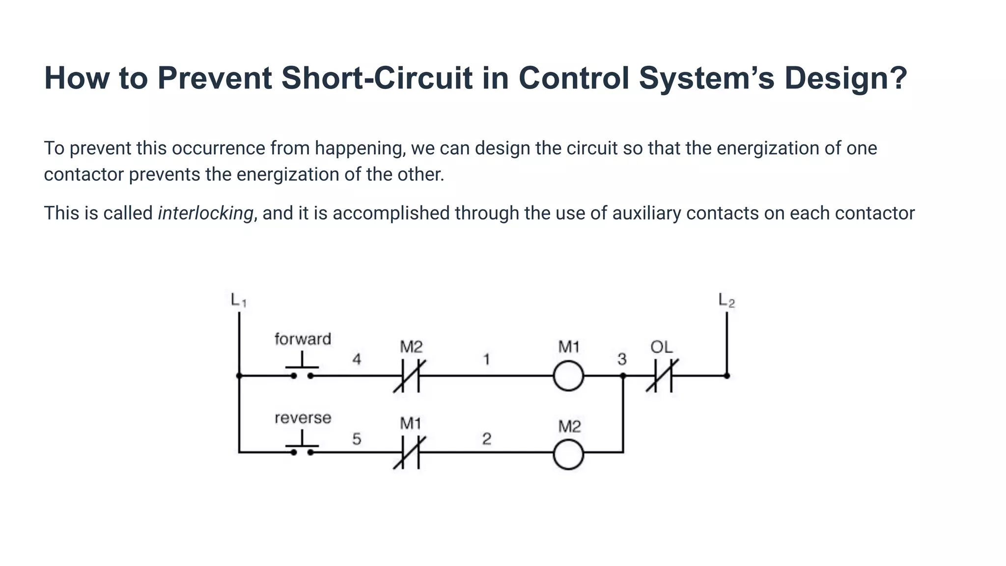 Interlocking of motor | PDF