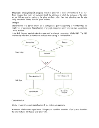 UNIT 2 DATABASE DESIGN 9.pdf ER DIAGRAMS | PDF | Databases | Computer Software and Applications