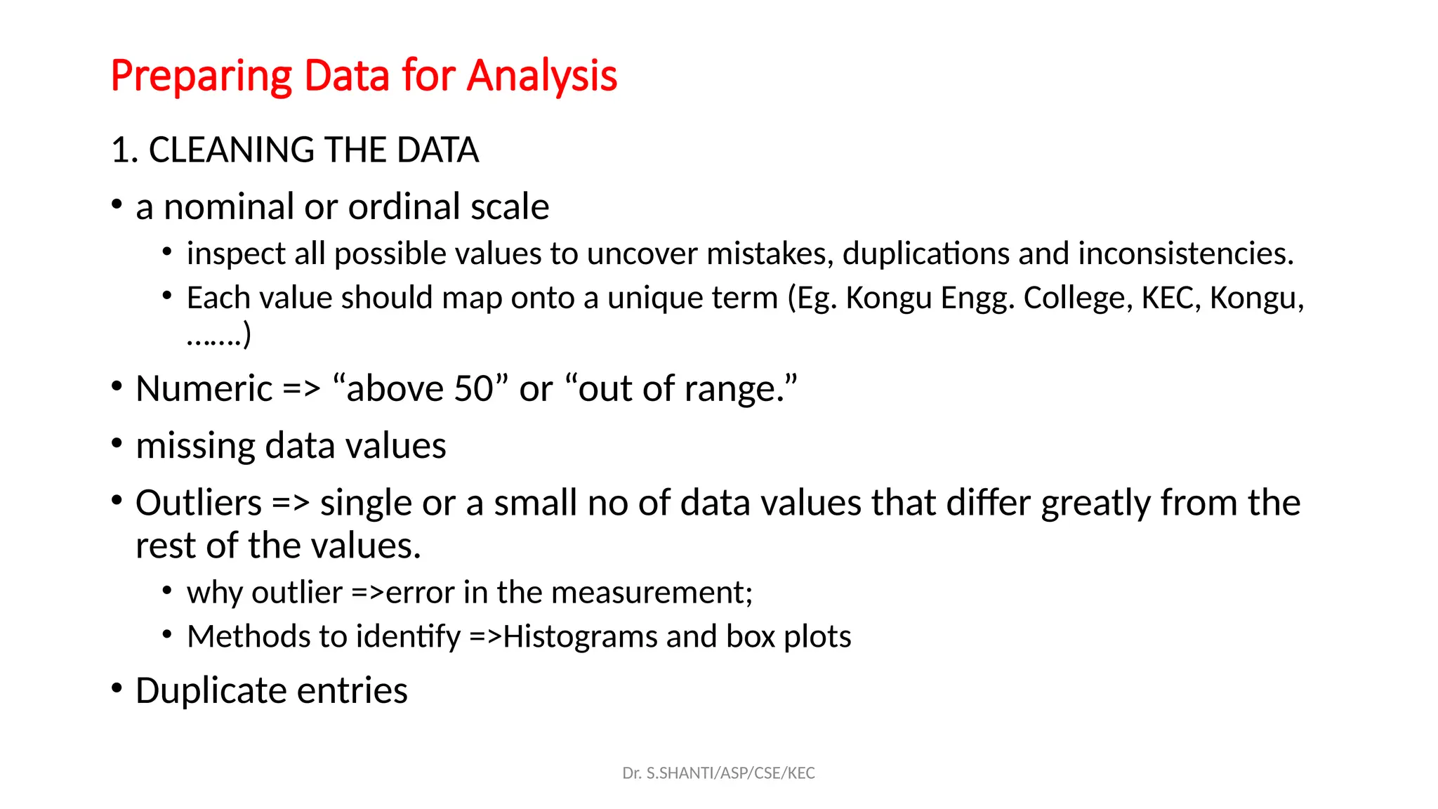 Importance of Data Cleaning in Data Analytics | PPTX