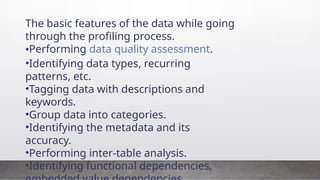 Unit 2 data profilingin data analytics.pptx