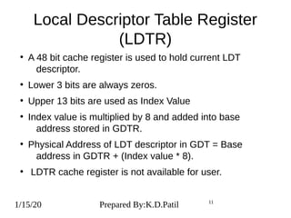 SE PAI Unit 2_Data Structures in 80386 segmentation | PPT